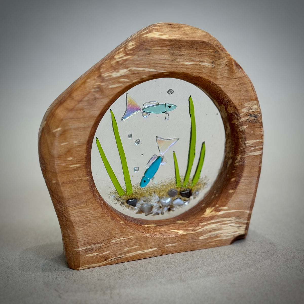 Wooden Fish Bowl – Park Gallery Cheltenham